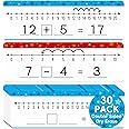 Amazon.com : Jauisus 30 Pack Dry Erase Number Line Whiteboard Card 4 ...
