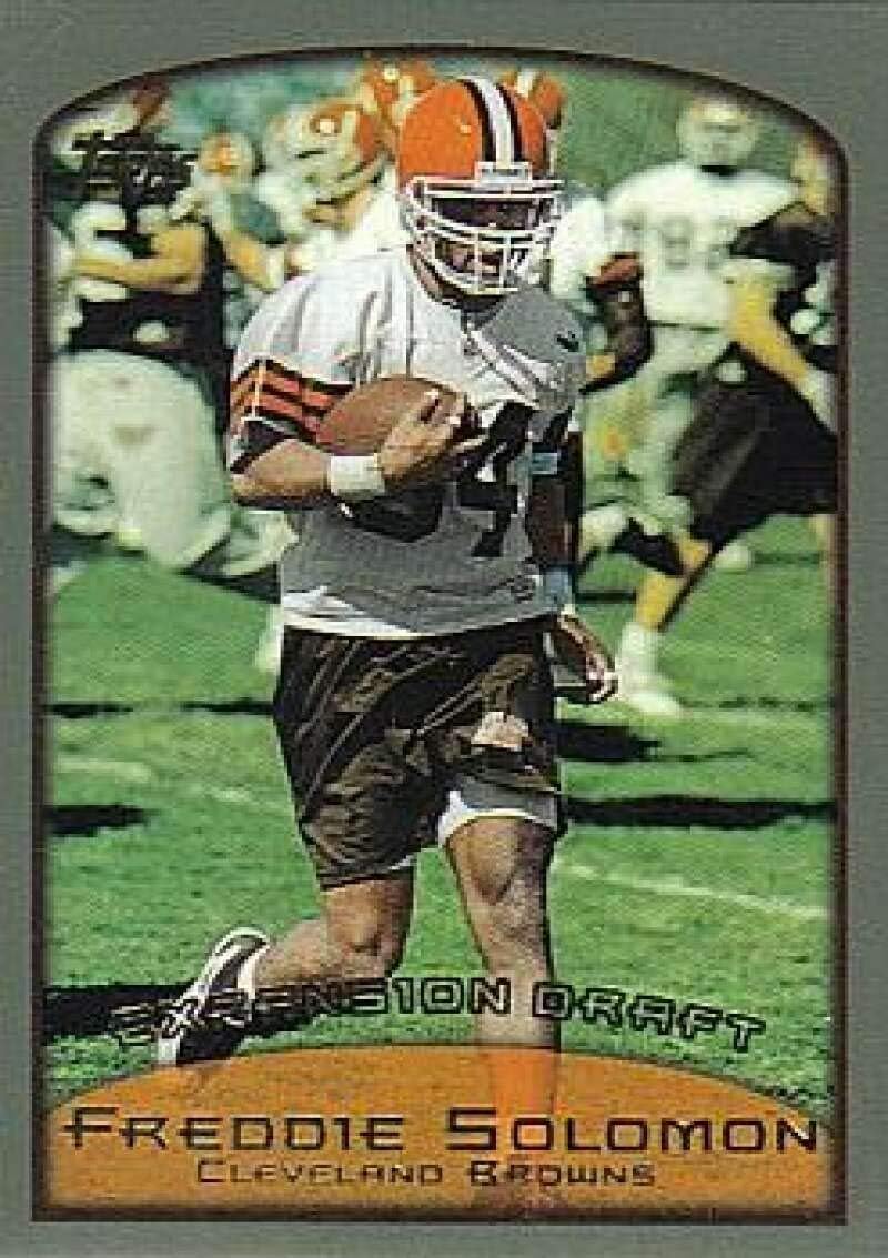 Amazon.com: 1999 Topps Football #328 Freddie Solomon Cleveland Browns ...