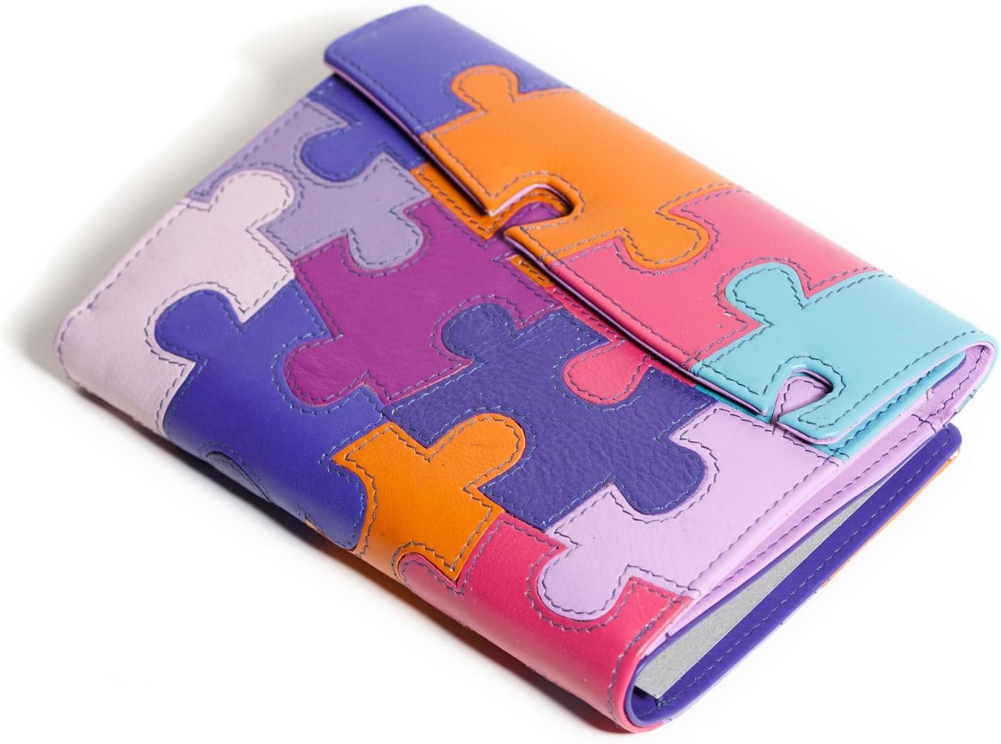 Jigsaw Ladies Leather Purse (multi coloured): Amazon.co.uk: Luggage