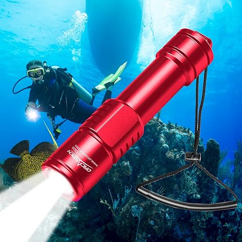 ORCATORCH D520 Scuba Dive Light 1000 Lumens Compact Diving Flashlight ...