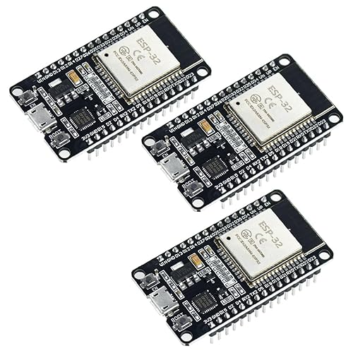 Hosyond 3Pack ESP32 ESP-WROOM-32 Development Board WiFi + Bluetooth ...
