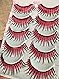 Amazon.com: Red Feather Eyelashes False Eye Lash Party Cosmetic Soft ...