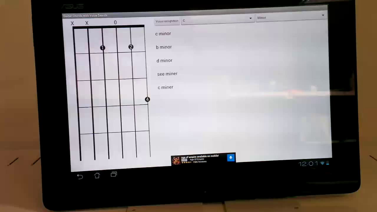 Guitar chords- voice recognition - App on Amazon Appstore