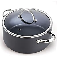 Cooks Standard Stock Pot Dutch Oven Casserole with Glass Lid, 7-Quart ...