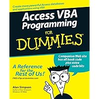 Access VBA Programming For Dummies: Simpson, Alan: 9780764574115 ...