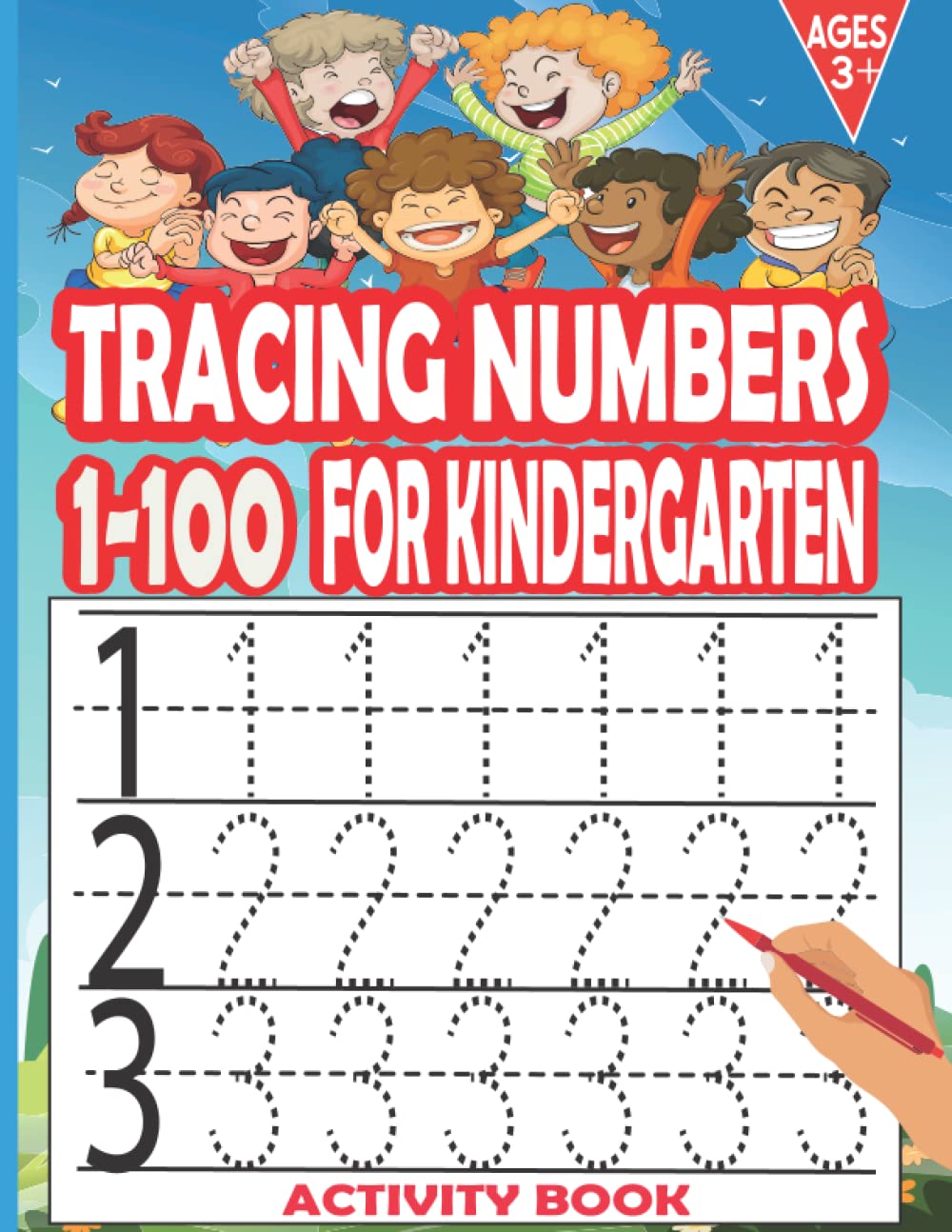 Mua Tracing Numbers 1-100 For Kindergarten Activity Book: Trace and ...