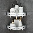 Amazon.com: Hoomtaook Corner Caddy Bathroom Shower Shelf Wall Mounted ...