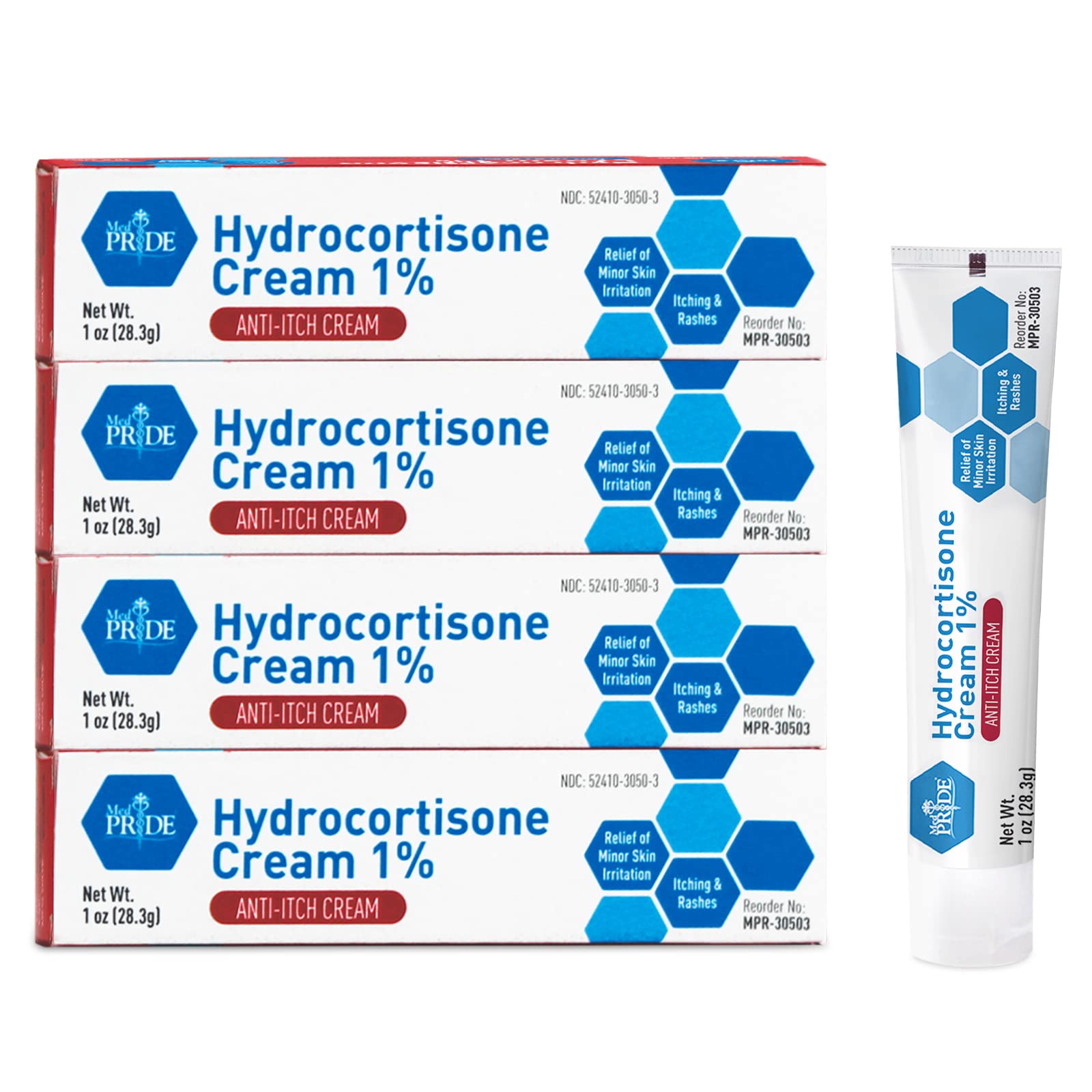 Mua MED PRIDE Hydrocortisone Cream 1%| Pack of 4, 1 Oz Tubes | Anti ...