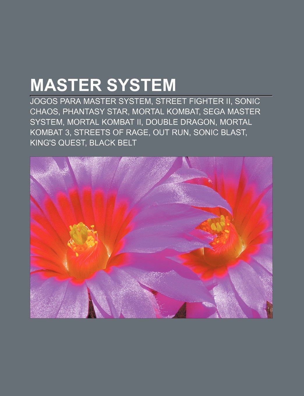 Master System: Jogos Para Master System, Street Fighter II, Sonic Chaos ...