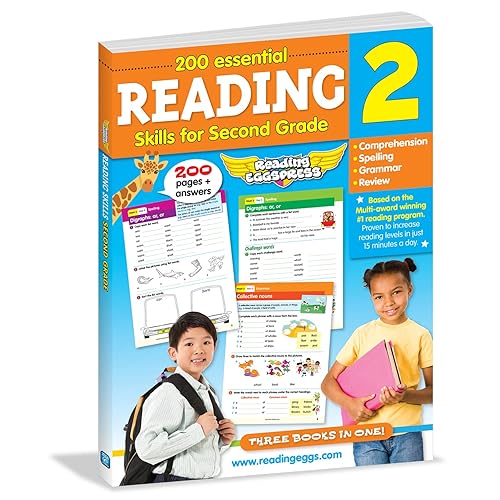 Reading for 2nd Grade Workbook - 200 Essential Reading Skills (Reading ...