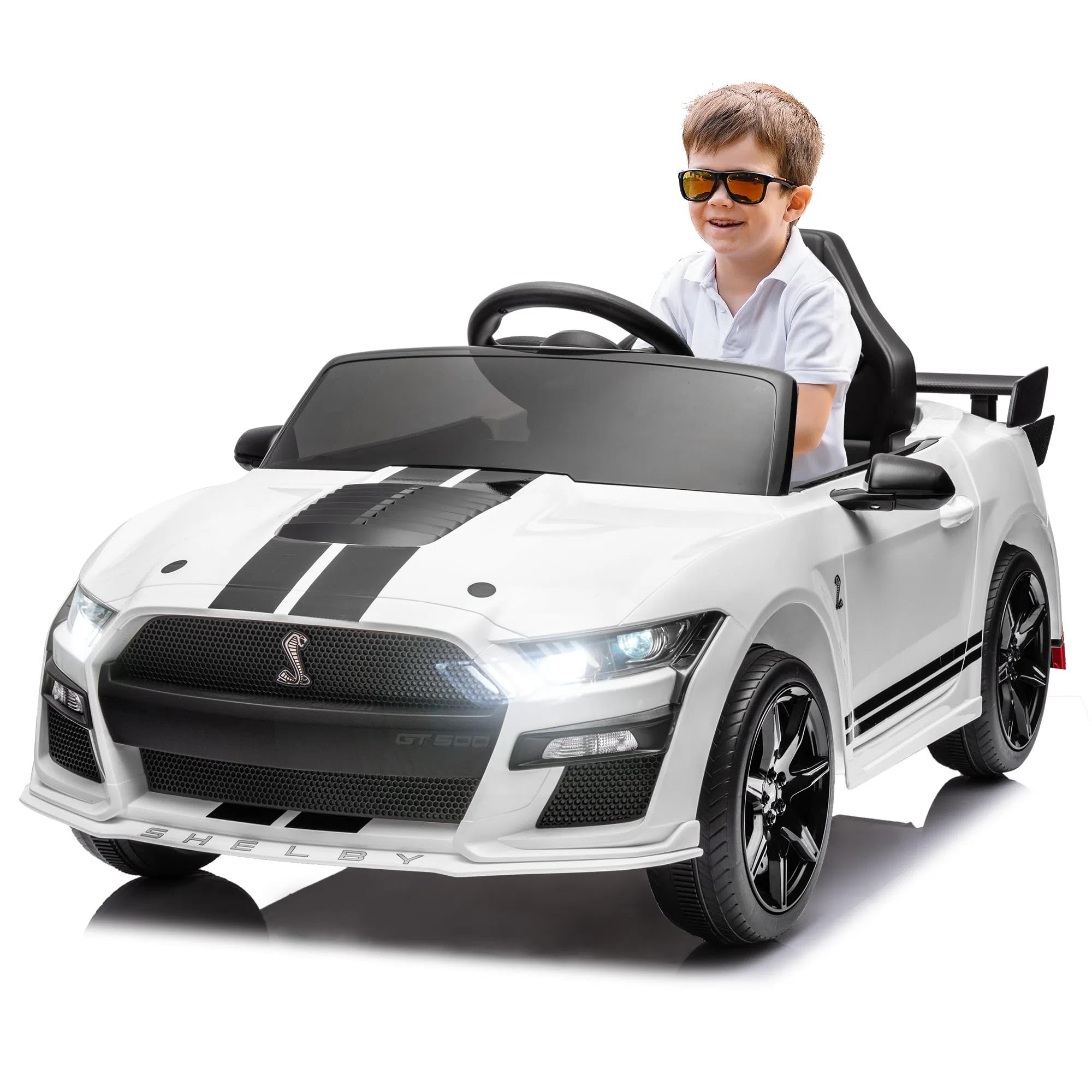 Mua Licensed Ford Mustang Shelby GT500 Kids 12V Ride On Car w/Parent ...