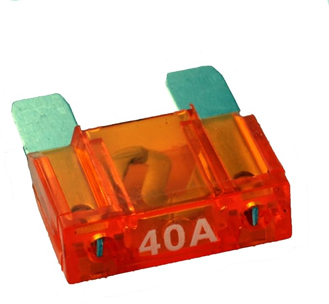 Amazon.com: 40 AMP ORANGE Maxi Fuses 5 Pack: Automotive