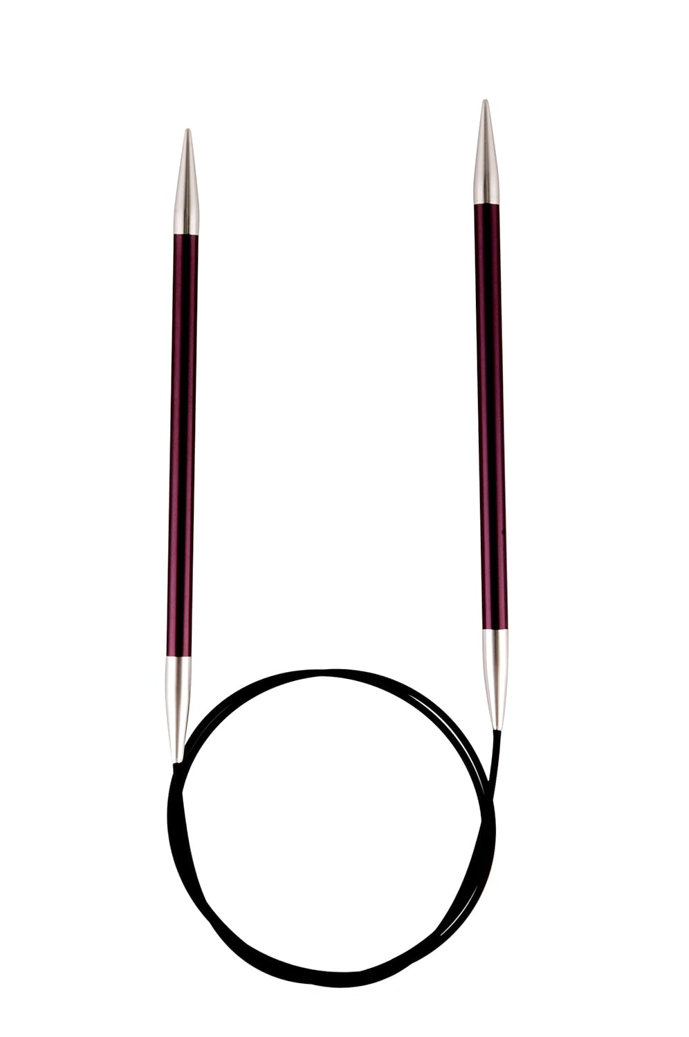 60cm X 3 50mm Fixed Knitting Pins Circular Zing Home Knitting Needles 60cm-x-3-50mm-fixed-knitting-pins-circular-zing-home-knitting-needles
