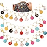 Amazon.com: BENECREAT 4 Pcs 4 Style Row Counter Chains Set, Alloy Sheep ...