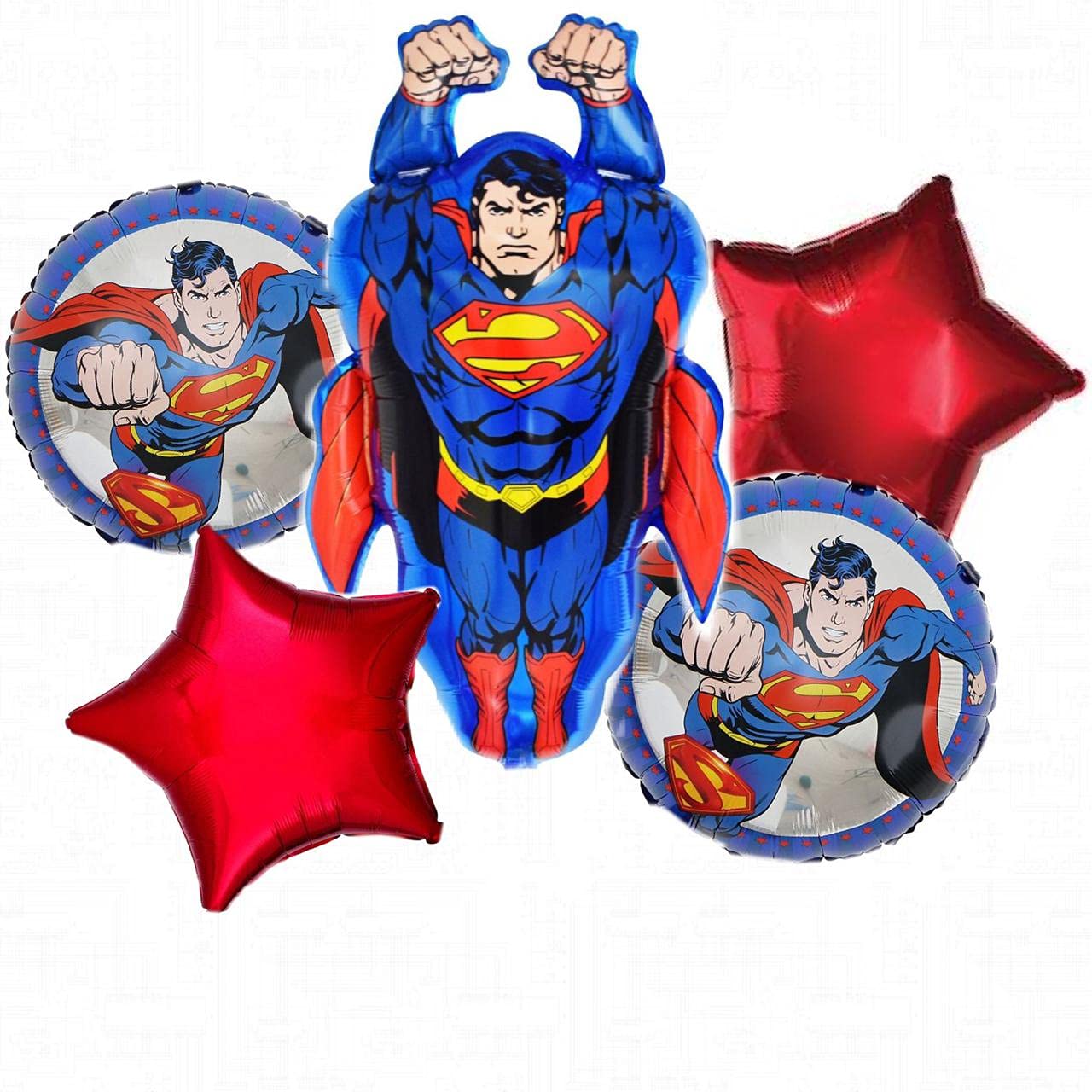 Buy HIGHLAND Superman balloon – Superman birthday decoration – Super ...