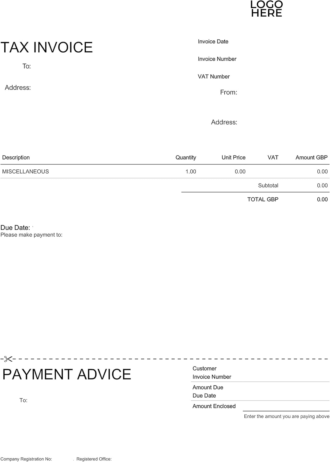 OfficeGear Detachable Invoice Guest Registration Record Forms 55 Sheets ...