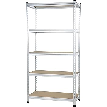 Amazon.com: SafeRacks Freestanding Shelf | Steel Shelving Unit | 2'D x ...