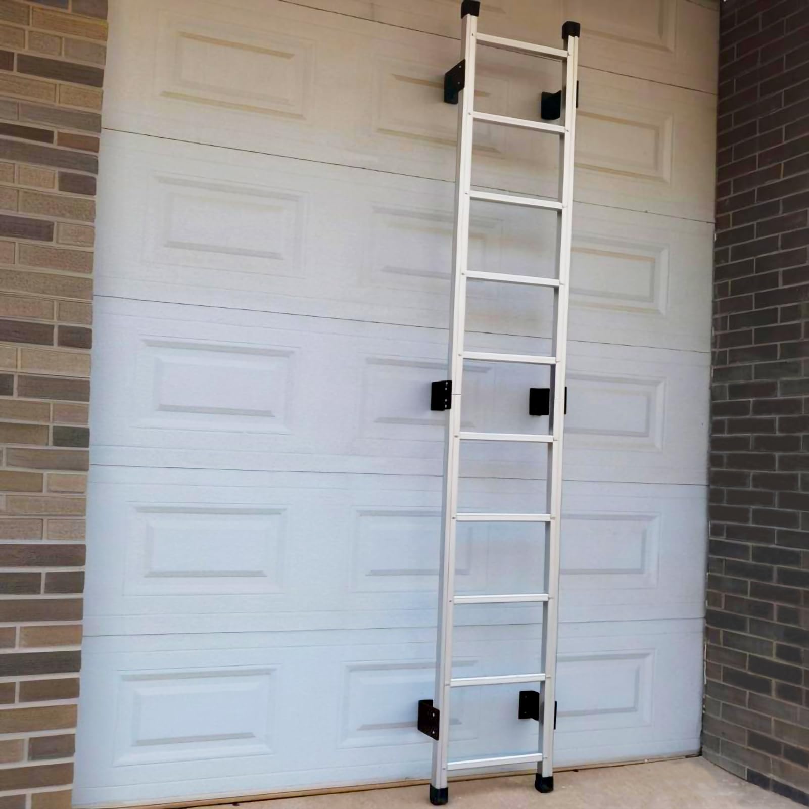 BIGalleons Basement Ladder 10 Rung, 9ft H Aluminum Window Well Ladder ...