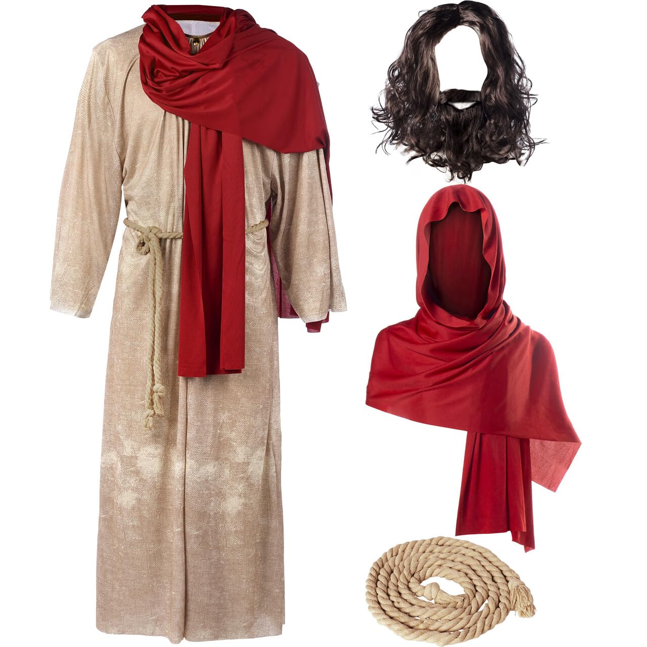 Spooktacular Creations Mens Jesus Costume Adult, Biblical Costume Robe ...