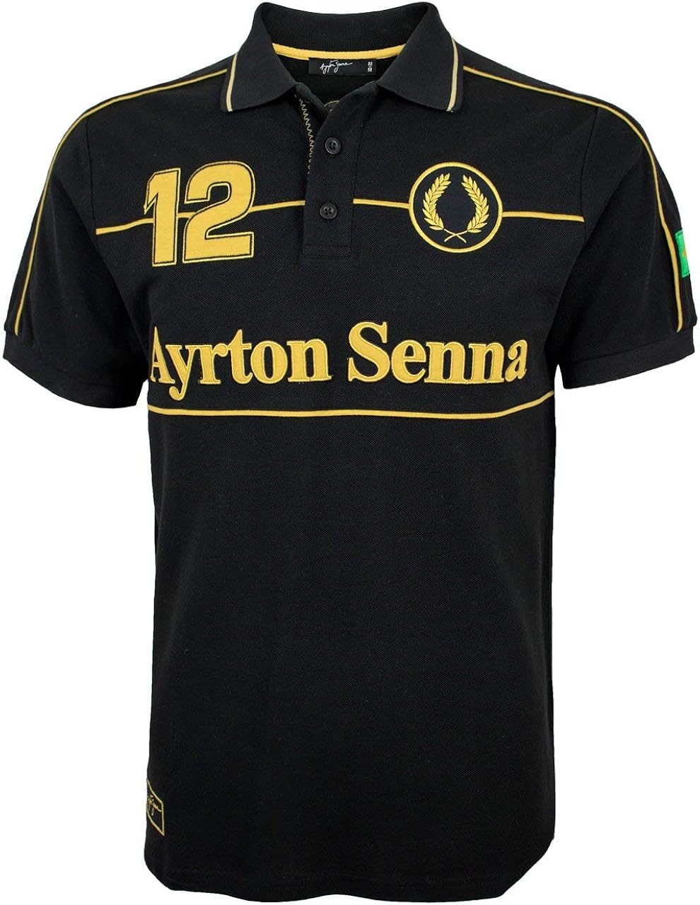 Ayrton Senna Polo Oficial 'Team Lotus': Amazon.fr: Vêtements et accessoires
