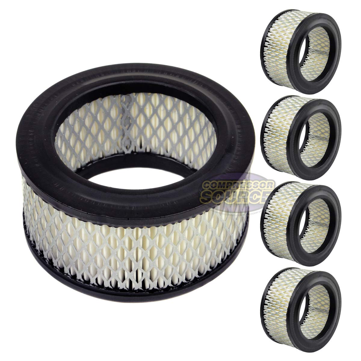 5 PACK New Filter Replacement Paper element for air compressor REPLACES ...