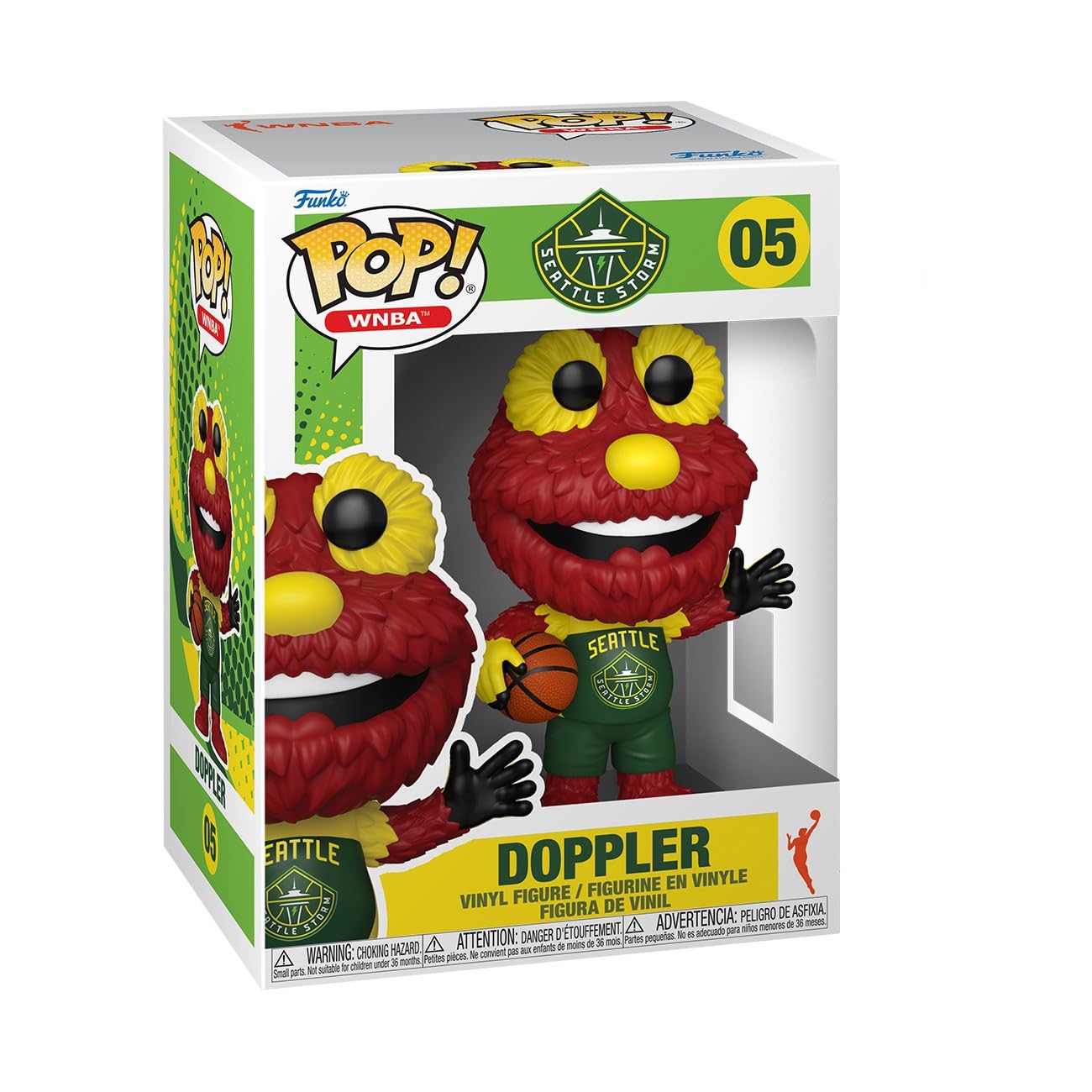 Funko Pop! WNBA: Seattle Storm - Doppler - Sports Mascots - Collectable ...