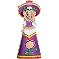 Amazon.com: Dod Purple Senorita Mexican Traditional Skeleton Sculpture ...