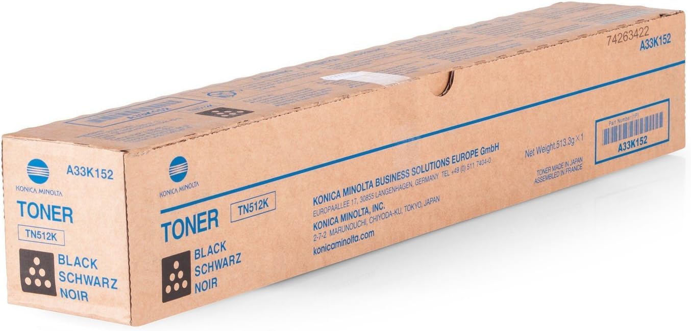 Konica Minolta original toner TN512K, black, 29000p, A33K152, Konica ...