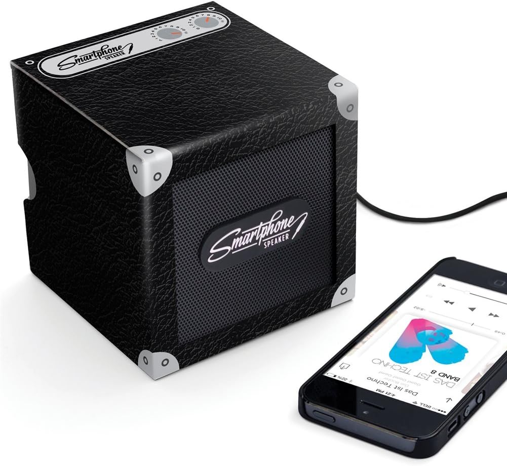 Smart Phone Speaker Box, AUX compatible, wired for iPhone/Android and ...