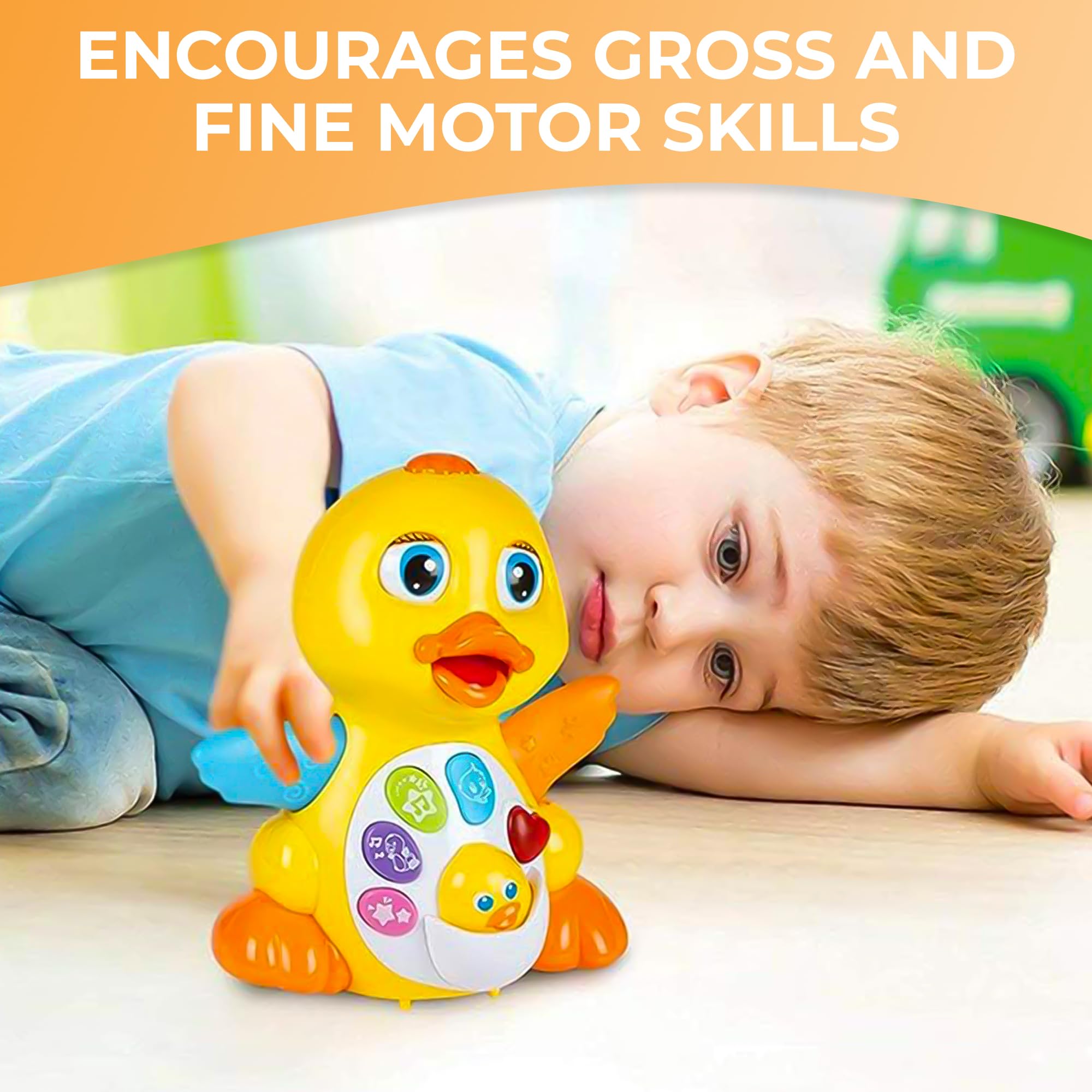 Mua TOYTHRILL Baby Musical Duck Toy, Dancing Walking Yellow Duck ...