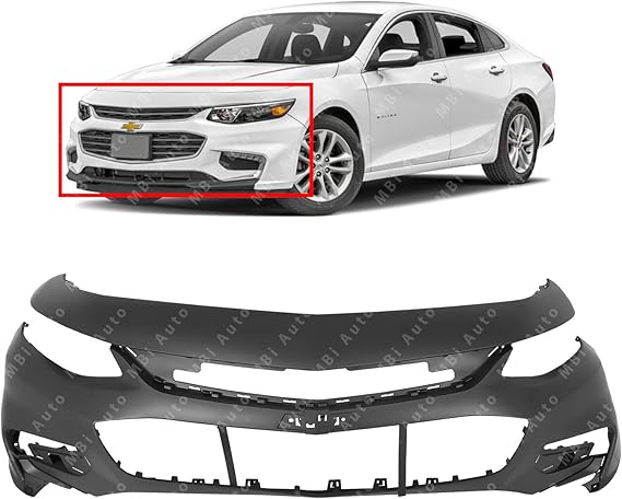 Amazon.com: MBI AUTO - Primered, Front Bumper Cover for 2016 2017 2018 ...