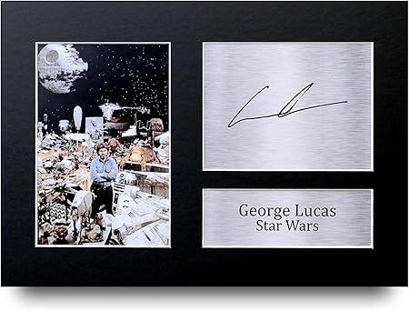 HWC Trading George Lucas Gift Signed A4 Printed Autograph Star Wars ...