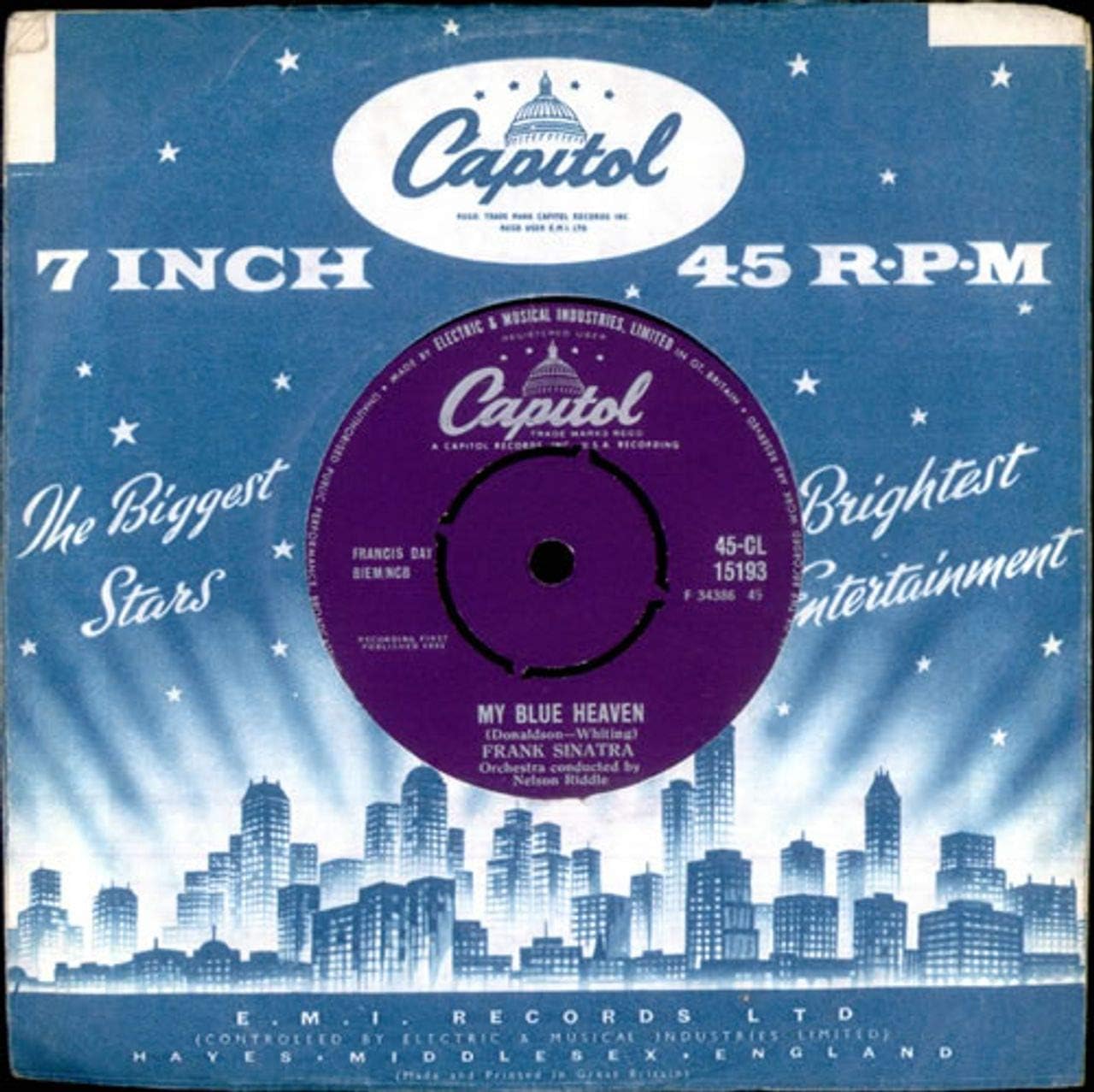 My Blue Heaven [7" VINYL]: Amazon.co.uk: CDs & Vinyl