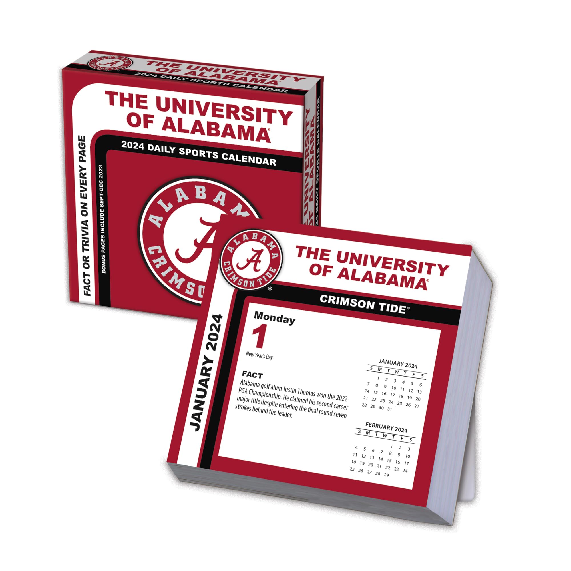 TURNER SPORTS Alabama Crimson Tide 2024 Box Calendar (24998053001) for ...