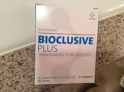Amazon.com: Johnson & Johnson Bioclusive PLUS Transparent Sterile Film ...
