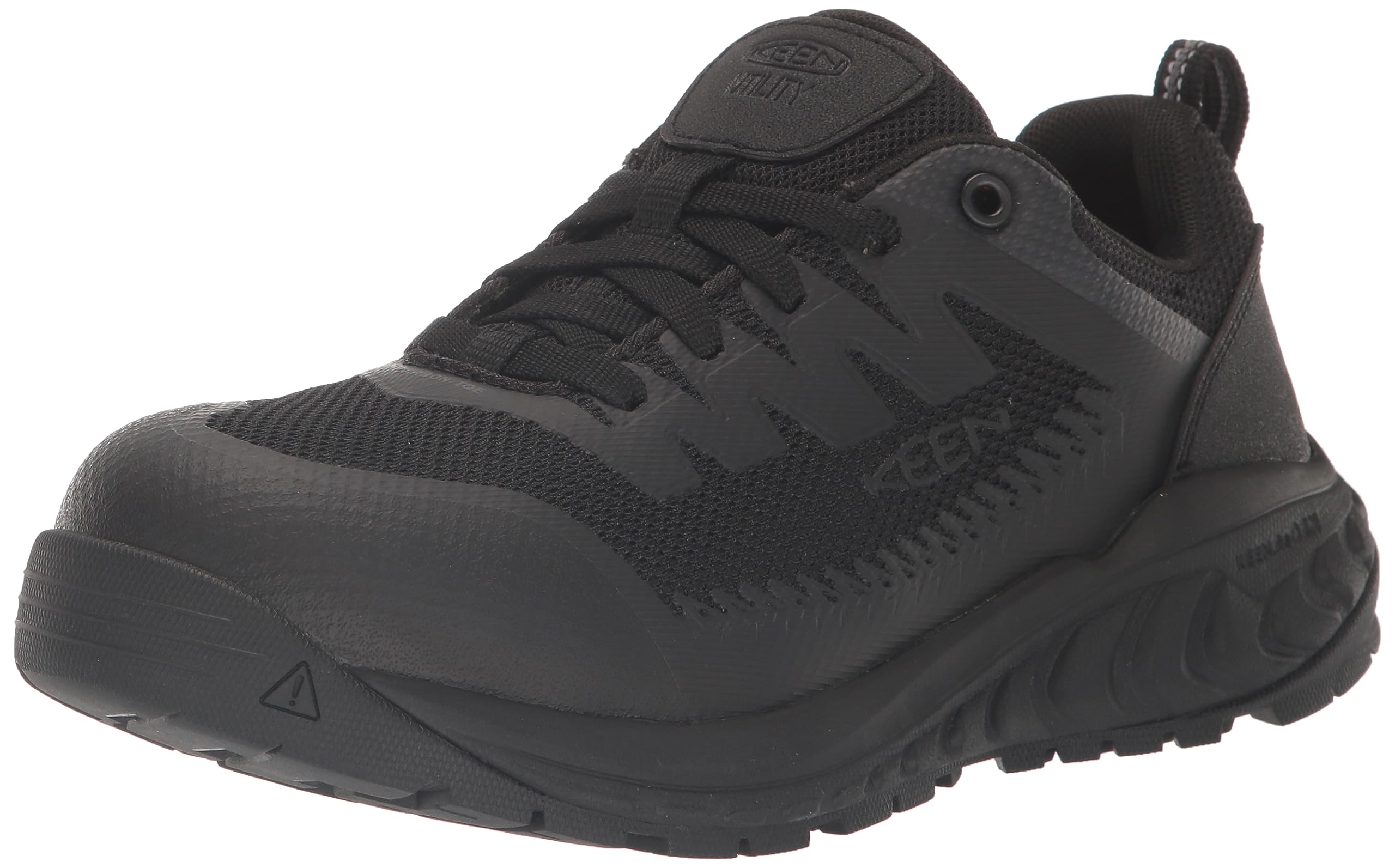 KEEN Utility Women's Arvada Low Height Composite Toe Breathable Industrial Work Sneakers, Black ...