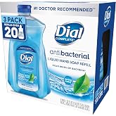 Amazon.com : Dial Antibacterial Liquid Hand Soap Refill, Spring Water ...