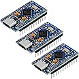 Amazon.com: 3 Pack Pro Micro Board Module Atmega32U4 5V 16MHz USB Programming Development Board ...