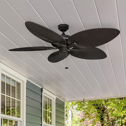 Outdoor Ceiling Fans Island Tropical Ceiling Fans With Palm Leaf