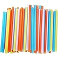 Amazon.com: Jumbo Smoothie Straws Assorted Colors [100 Count] : Health ...