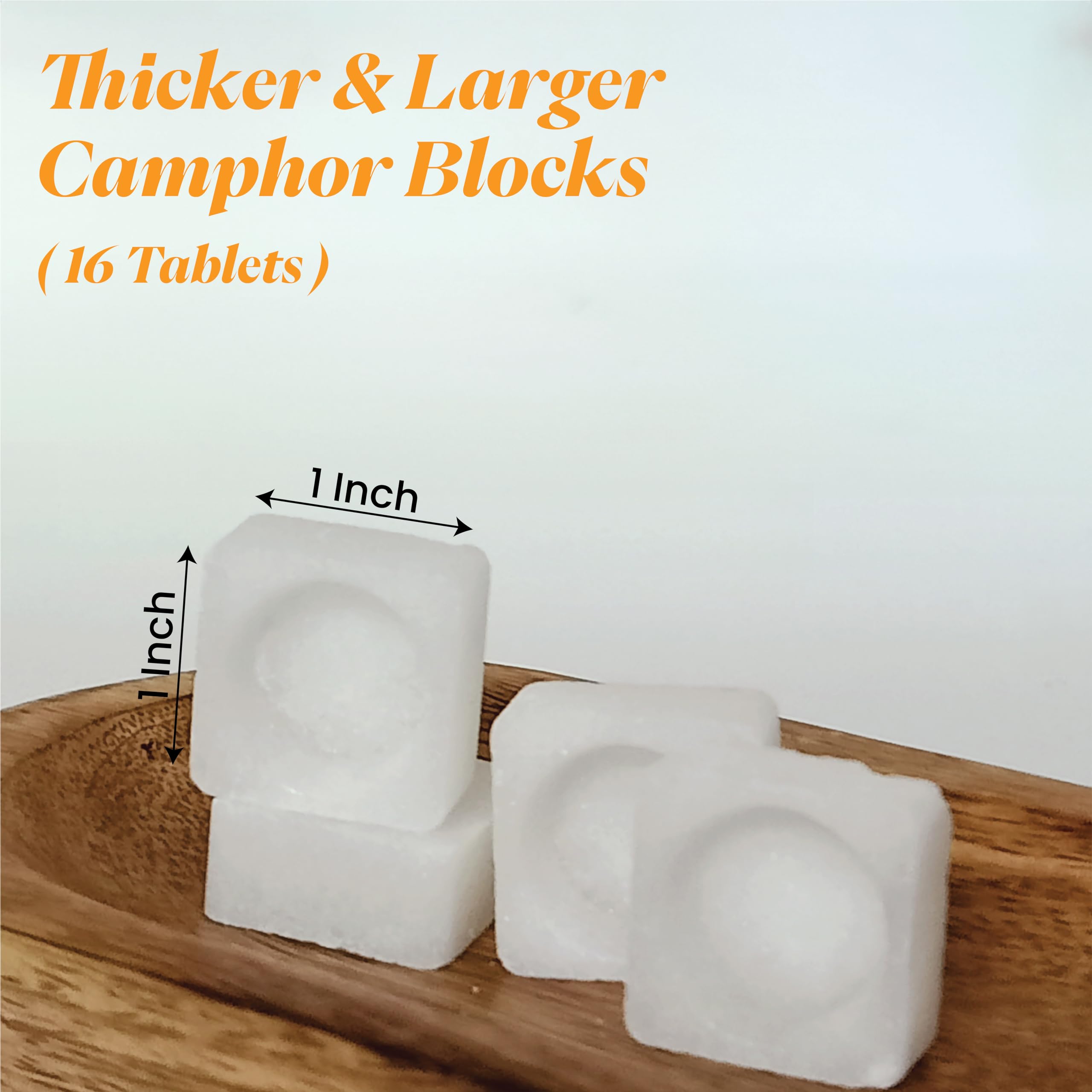 Mua Smokeless Indian Camphor Blocks Refined - for Worship (16 Camphor ...