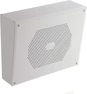 Amazon.com: Valcom V-9852 Vandal Resistant Wall Speaker One Way ...