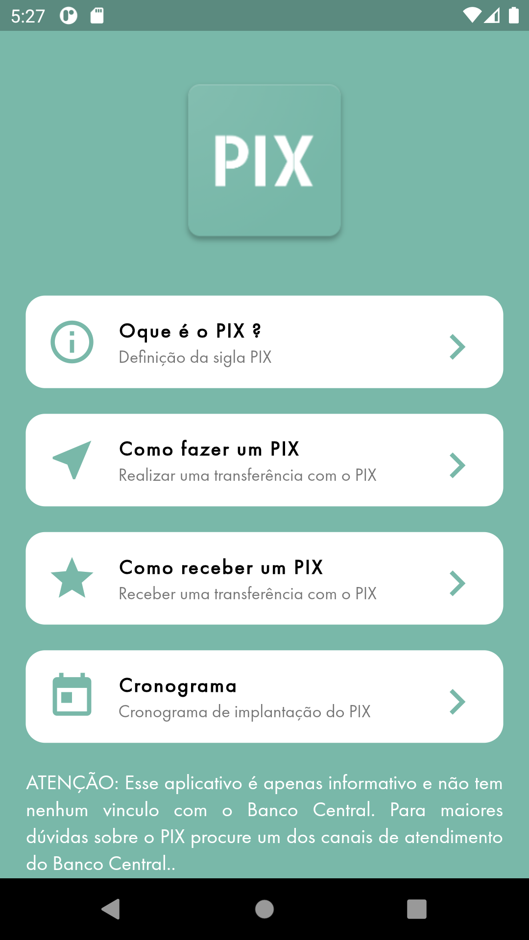 PIX - Informações e Guias sobre o PIX: Amazon.com.br: Amazon Appstore