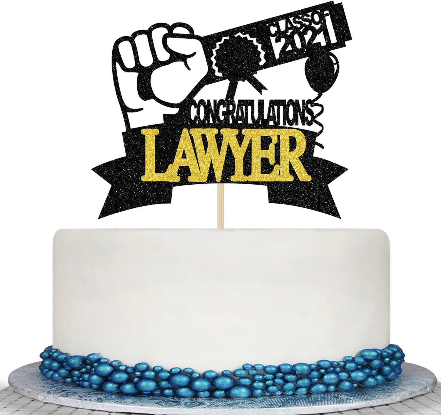 Class of 2021 Congratulations Lawyer Cake Topper - High School/College ...