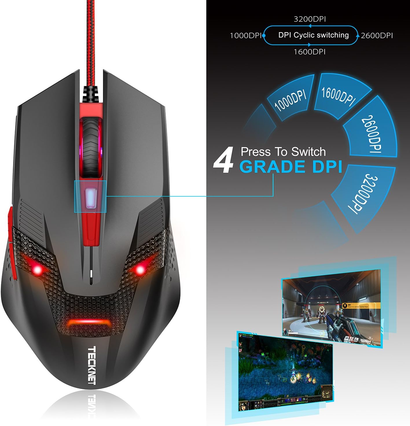 TeckNet Raptor Truewave Gaming Mouse – BigaMart