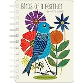 Birds of a Feather 2025 Weekly Planner Calendar: Watercolor Bird ...