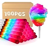 Amazon.com: 50 Pcs LED Cotton Candy Cones - Glowing Cotton Candy Sticks ...