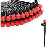 Amazon.com : iPriro 40pcs Drip Irrigation Emitter with Barbed Lock for ...