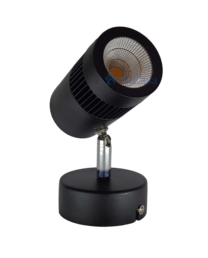 Mufasa 9 Watts Black Body LED Spot Light/Focus Light (for Wall or ...