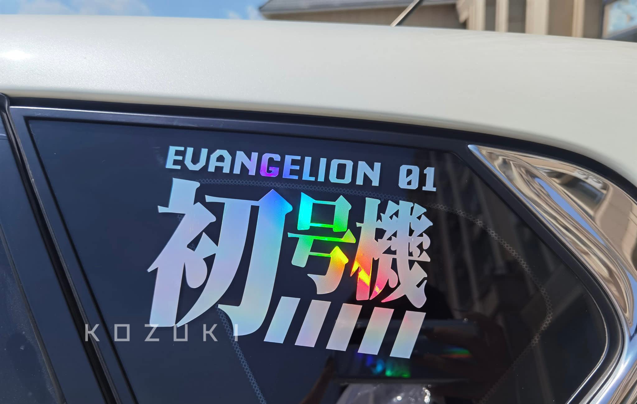 Mua Evangelion CAR Stickers Waterproof Laser Reflective EVA 01 Stickers ...